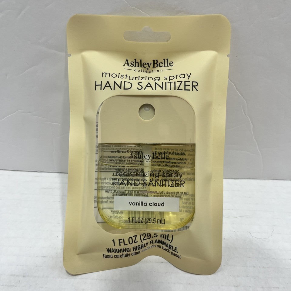 Ashley Belle Hand Sanitizer Spray 1oz 3 Pack Vanilla, Caramel ...