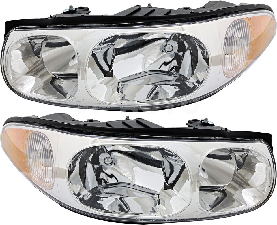 For 2000 Buick LeSabre Headlight Halogen Set Driver and Passenger Side ...