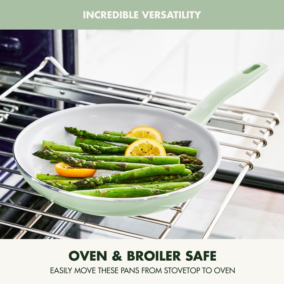 Dover Healthy Ceramic Nonstick, 12 Piece Cookware Pots and Pans Set ...