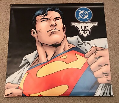Vs System TCG Superman 4' x 4' Vinyl Promo Wall Banner READ CCG | eBay