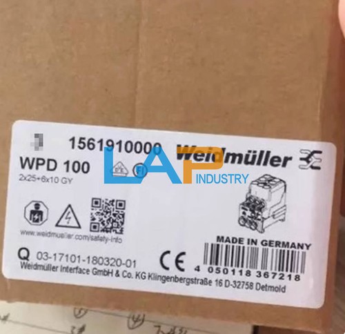 10pcs/box New WPD 100 2X25/6X10 GY power distribution terminal ...