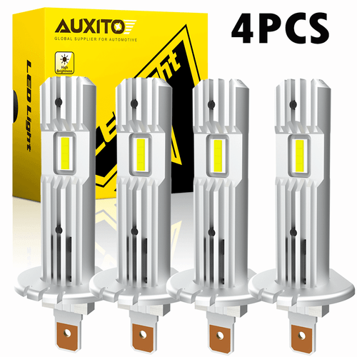 4x H1 LED Conversion Kit High Headlight Bulbs Beam Low 100W 6500K Super ...