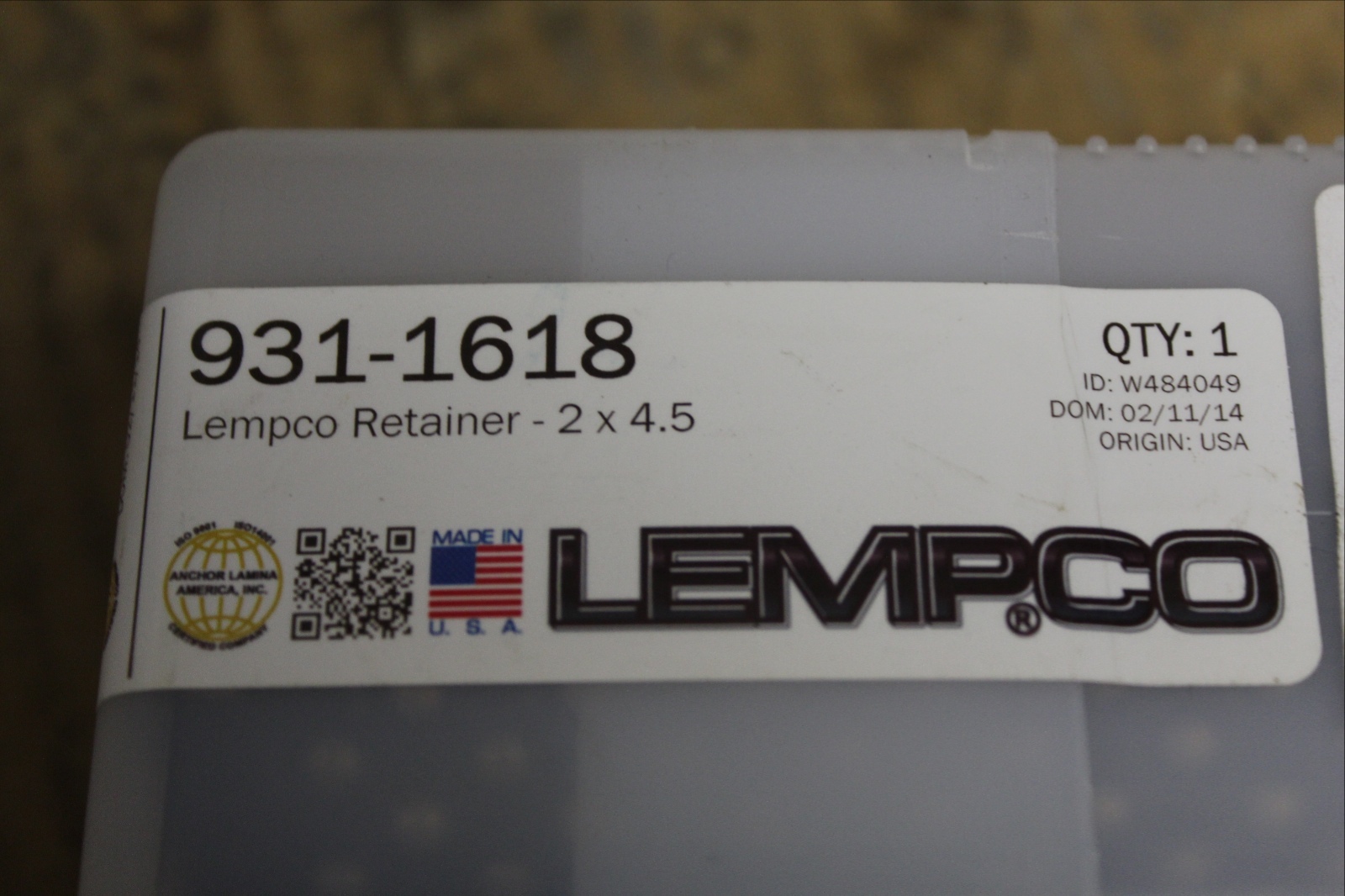 LEMPCO LEMP CO 2" X 4.5" 4-1/2" DIE PRESS BALL BEARING RETAINER GUIDE ...