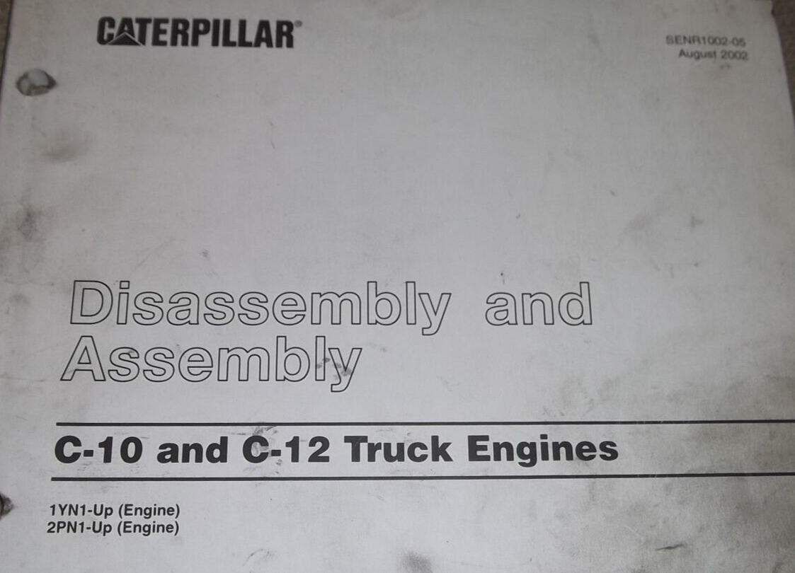 Cat CATERPILLAR C10 C12 Diable Moteur Dis / Montage Service Réparation Manuel | eBay