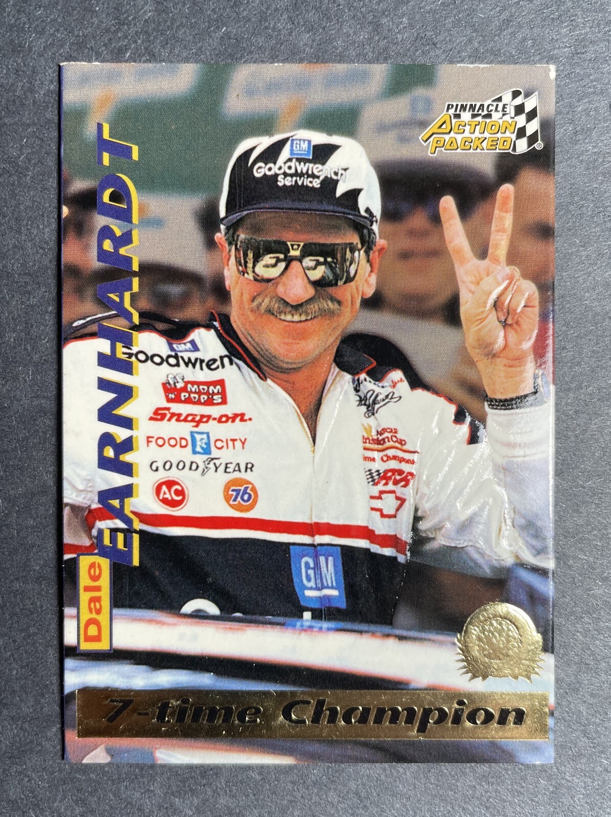 1996 Pinnacle Action Packed - Dale Earnhardt #10 Goodwrench - 7-Time ...