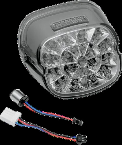 DS Smoke Lens Web LED Dual Tail Light for Harley Low Rider 107 18-20 | eBay
