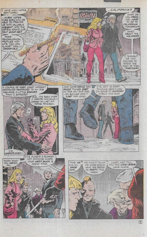 Captain Atom Comic 14 Copper Age First Print 1988 Cary Bates Weisman ...