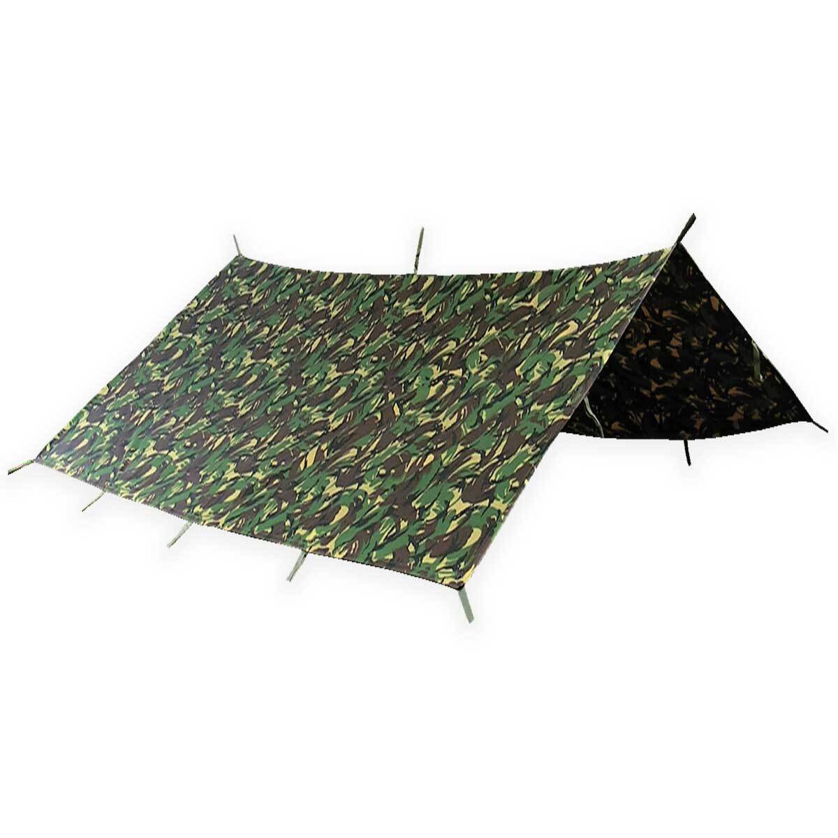 British Army BASHA Shelter Waterproof Tarp Bushcraft Groundsheet ...