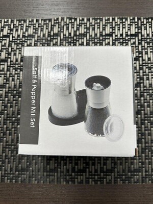 Bravit Salt & Pepper Mill Set New In Box Perfect Gift Sets For Holidays ...