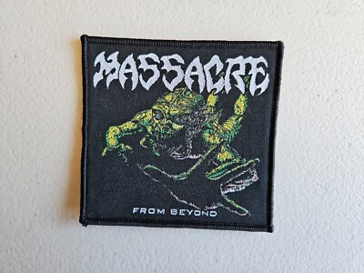 MASSACRE, FROM BEYOND, SEW ON WOVEN PATCH | eBay