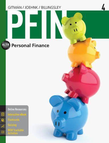 PFIN Personal Finance by Randall Billingsley, Joehnk and Gitman Edition ...