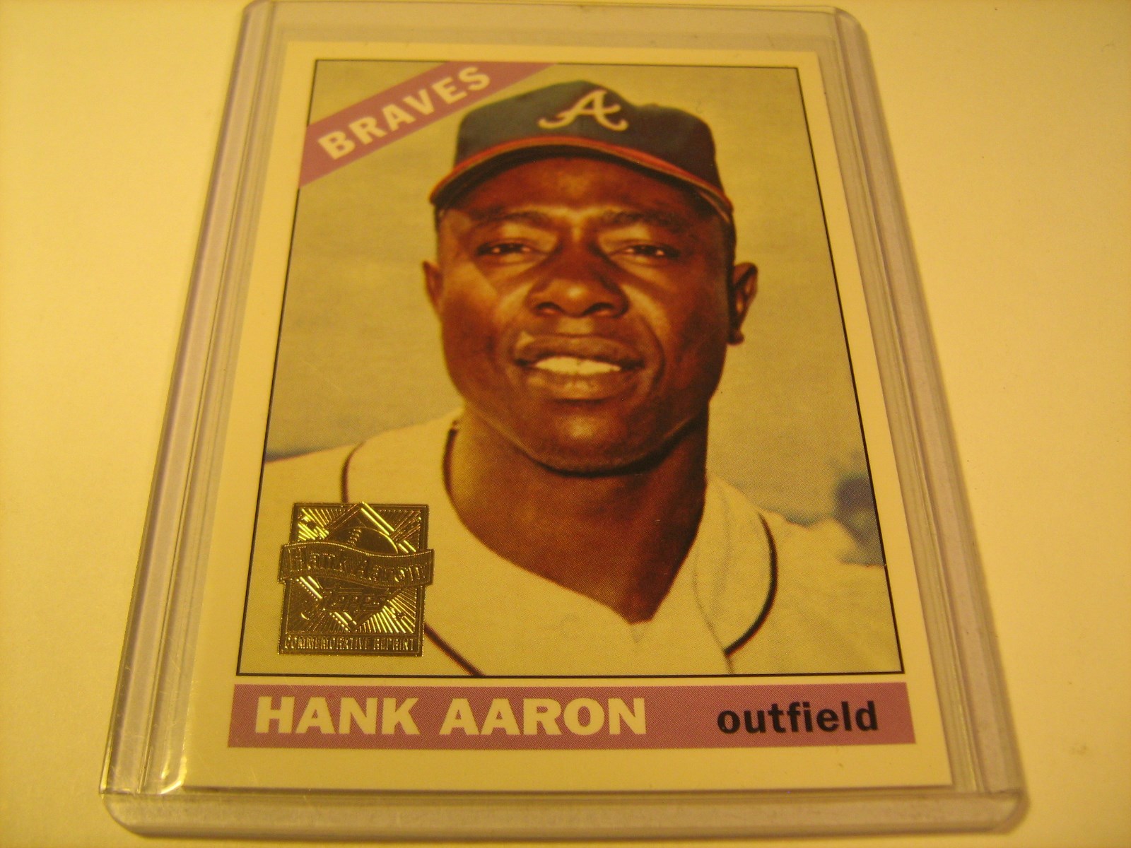 BB Card HANK AARON 1999 Reprint Topps 500 [c3c14] | eBay