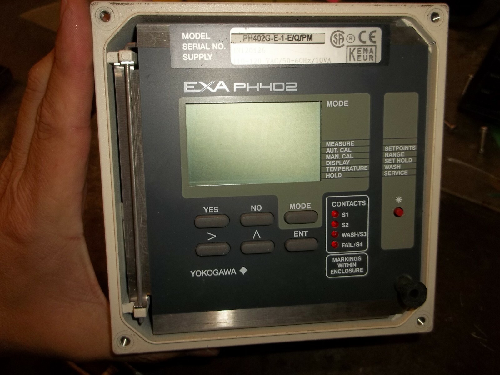 YOKOGAWA PH402G-E-1-E/Q/PM EXA PH402 ANALYZER TRANSMITTER (642) | eBay