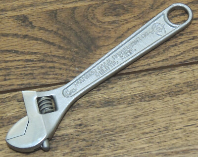 LITTLE USED 6” DIAMOND CALK HORSESHOE Co. ADJUSTABLE WRENCH VINTAGE ...