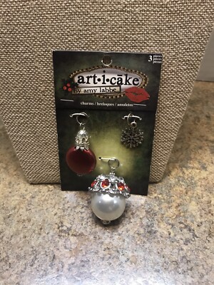 art i cake by amy labbe christmas charms | eBay