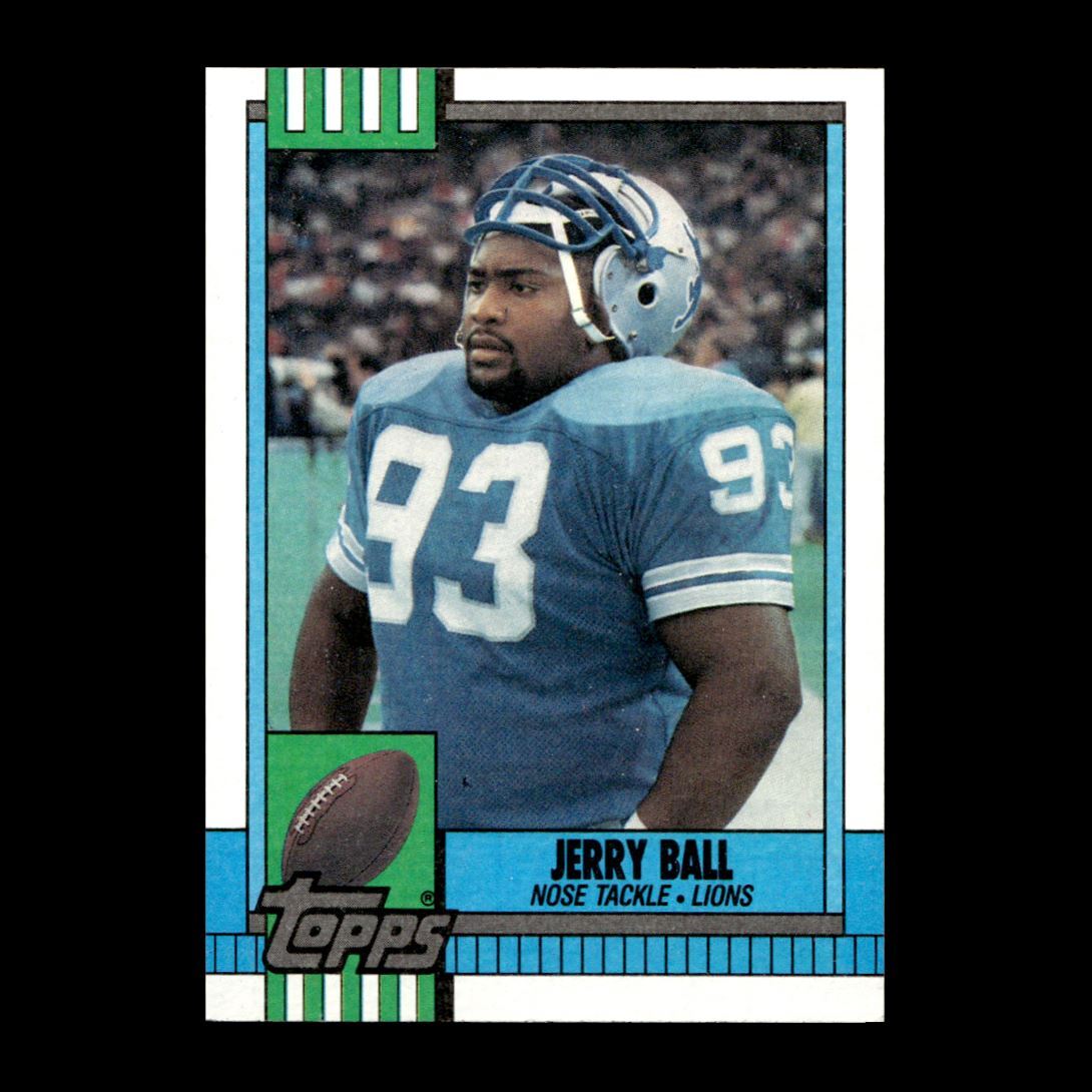 Jerry Ball 1990 Topps Detroit Lions #355 R329K 52 | eBay