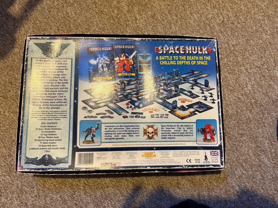 Warhammer 40k Space Hulk Board Game Set 5011921015962 | eBay