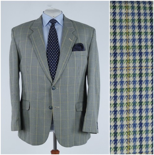 Mens Plaid Sport Coat 48R US Size DECADE KIABI Multicoloured Blazer ...