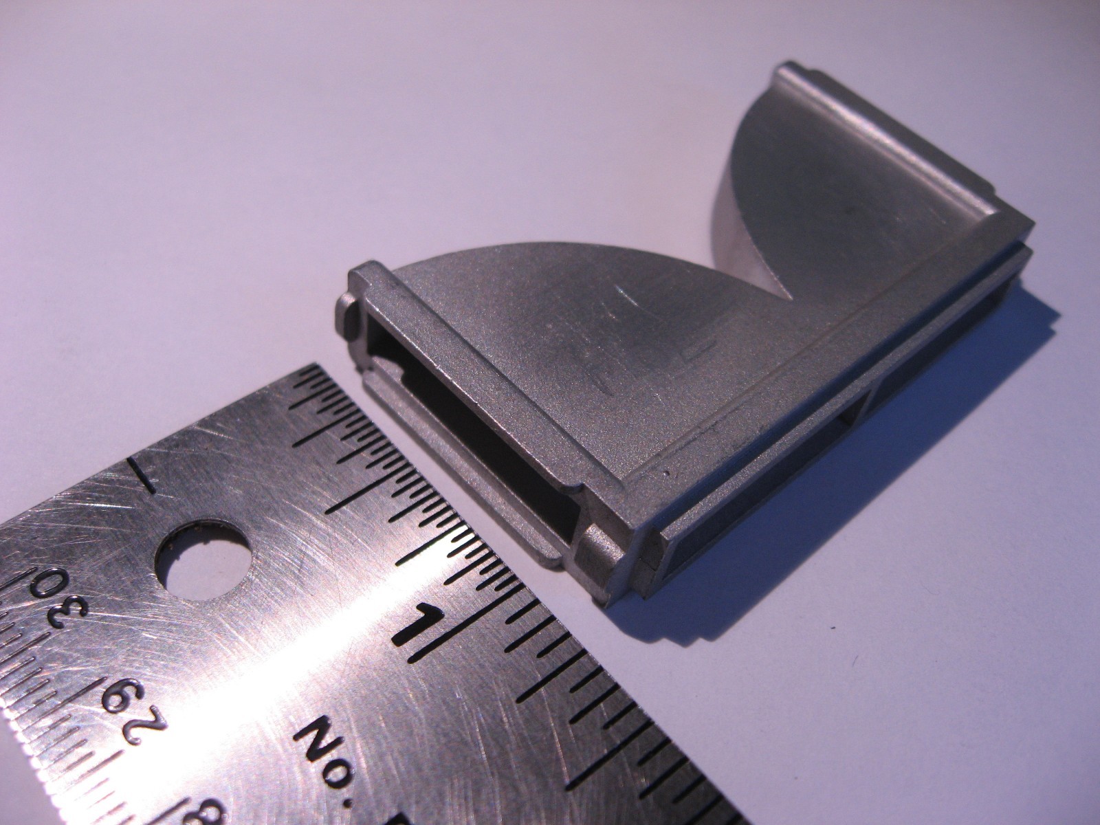 WR90 Half-Height Waveguide Aluminum Dual H-Plane Bend 90-deg Casting ...