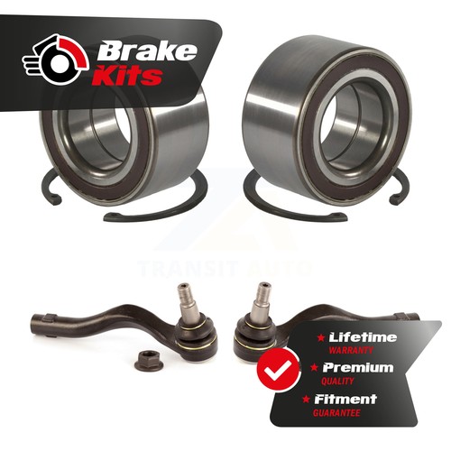 Front Wheel Bearing And Tie Rod End Kit For 2008-2014 Mercedes-Benz ...