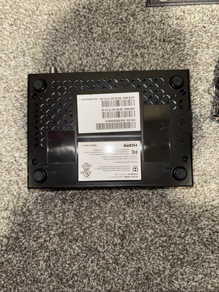 Spectrum Digital Receiver Box 101-H Box with No Power Cord | eBay