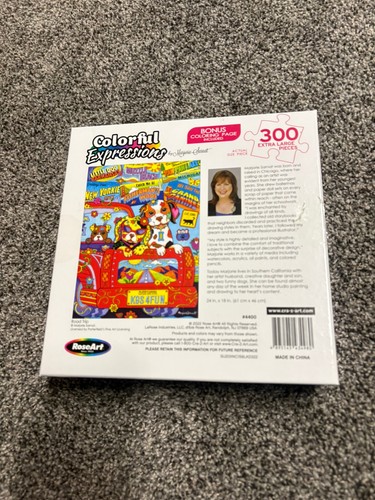 RoseArt Colorful Expression 300 Extra Large Pieces Jigsaw Puzzle Dogs ...
