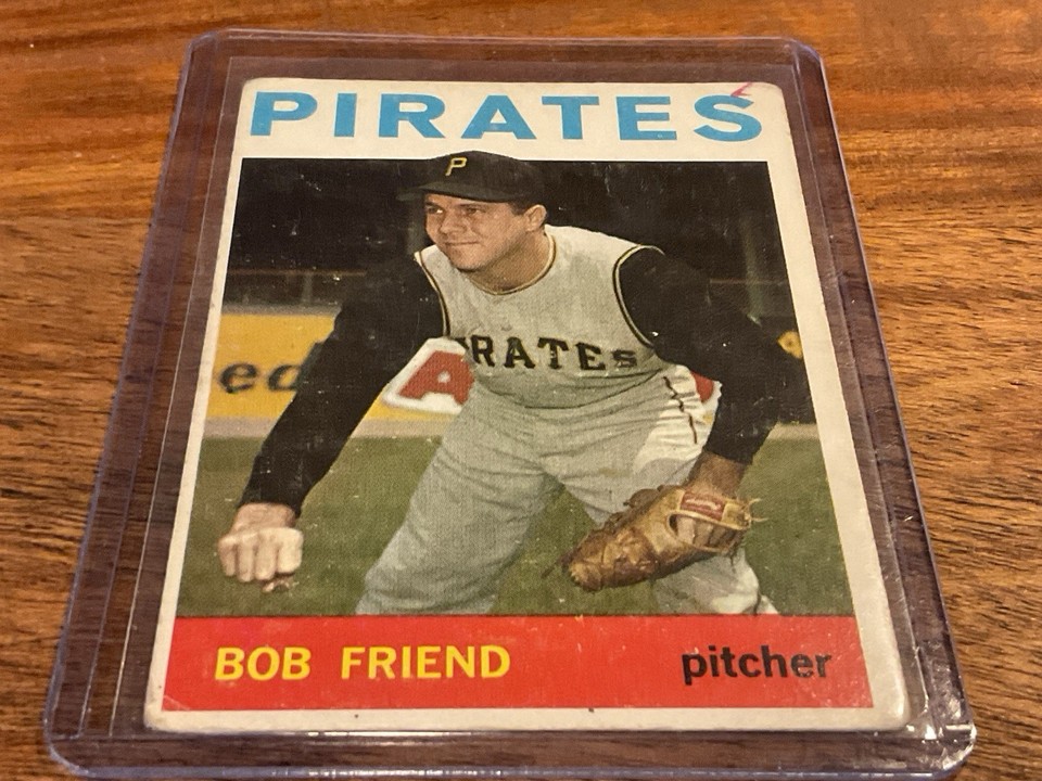 1964 Topps Bob Friend Pittsburgh Pirates #20 Baseball Card VG | eBay