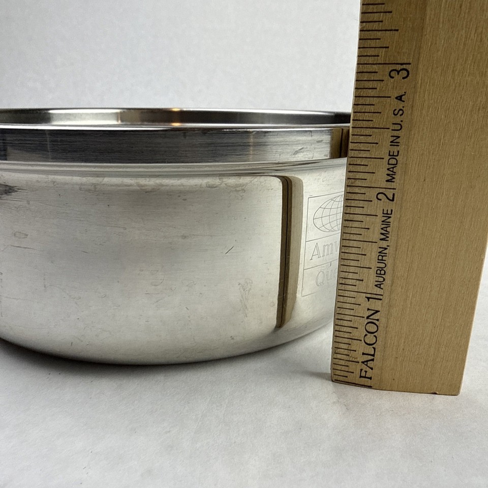 Vintage Amway Queen Pot Sauce Pan W/ Lid 1Qt Stainless Steel 18/8 Made ...