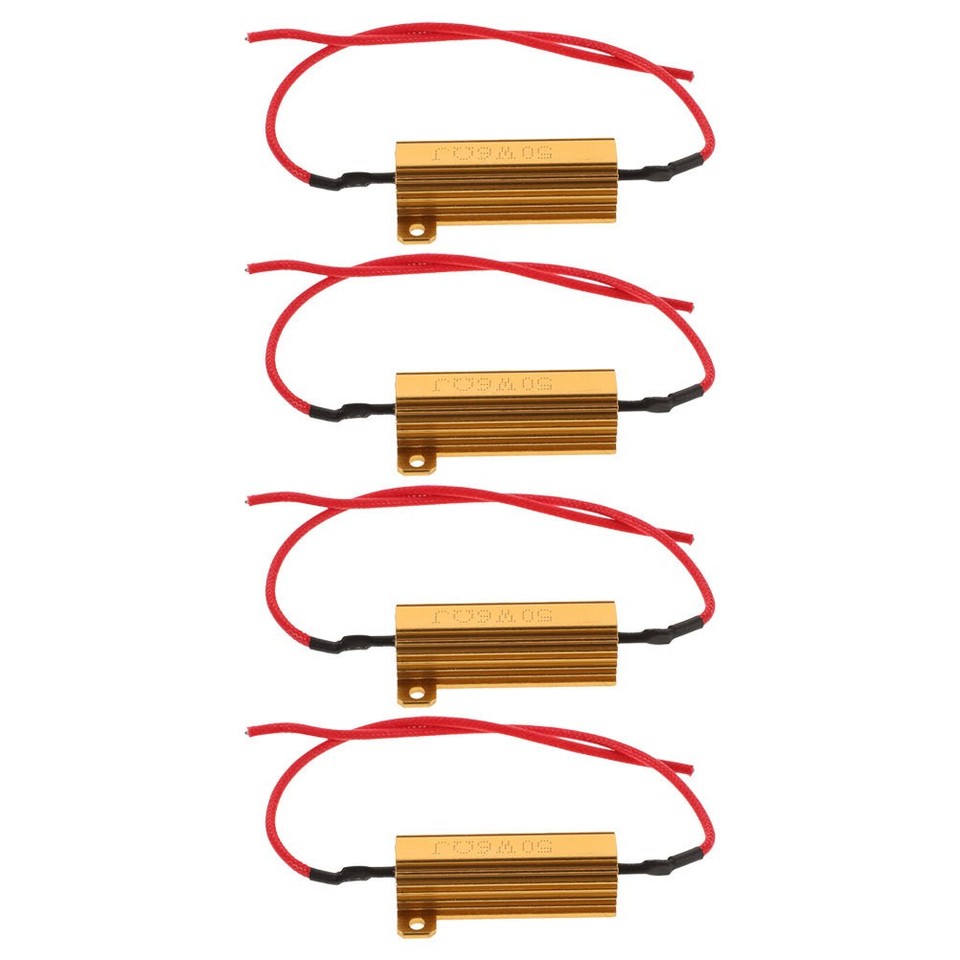 4 Pcs Flash Turn Signal Light Resistor Car Supplies Load Resistors ...