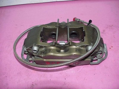 1 Brembo Racing 4 Piston Pot Rear Brake Caliper with 24/28 mm TITANIUM ...