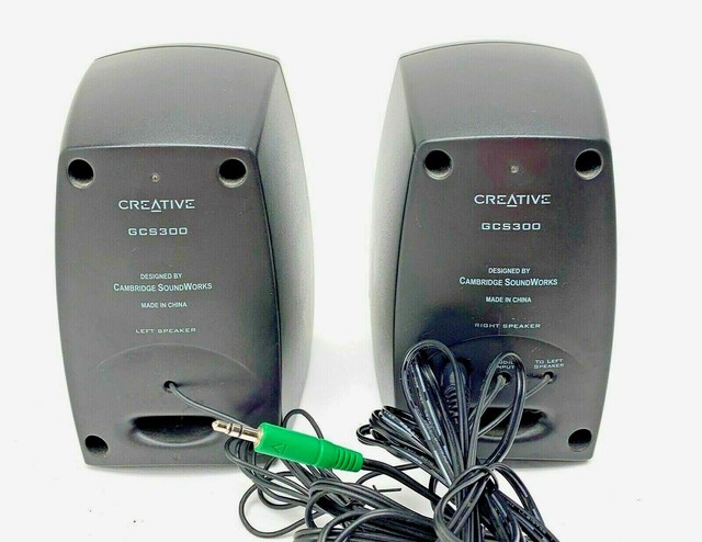 Cambridge Soundworks Creative GCS300 Computer Speakers With Adapter ...