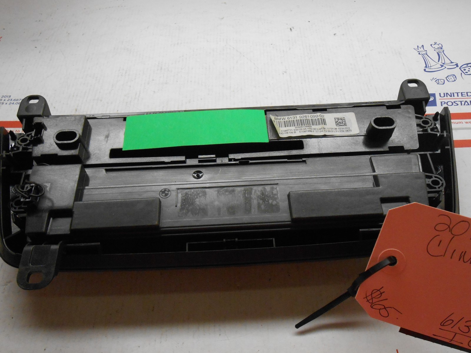 13 BMW 328 climate control 64119287337 9261099 ic# 58769 RG0149 | eBay