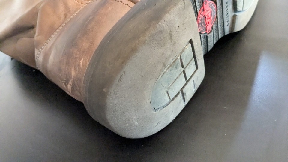 Justin Original Balusters Mens Work Boots #4445 Pull On Size 9 D | eBay