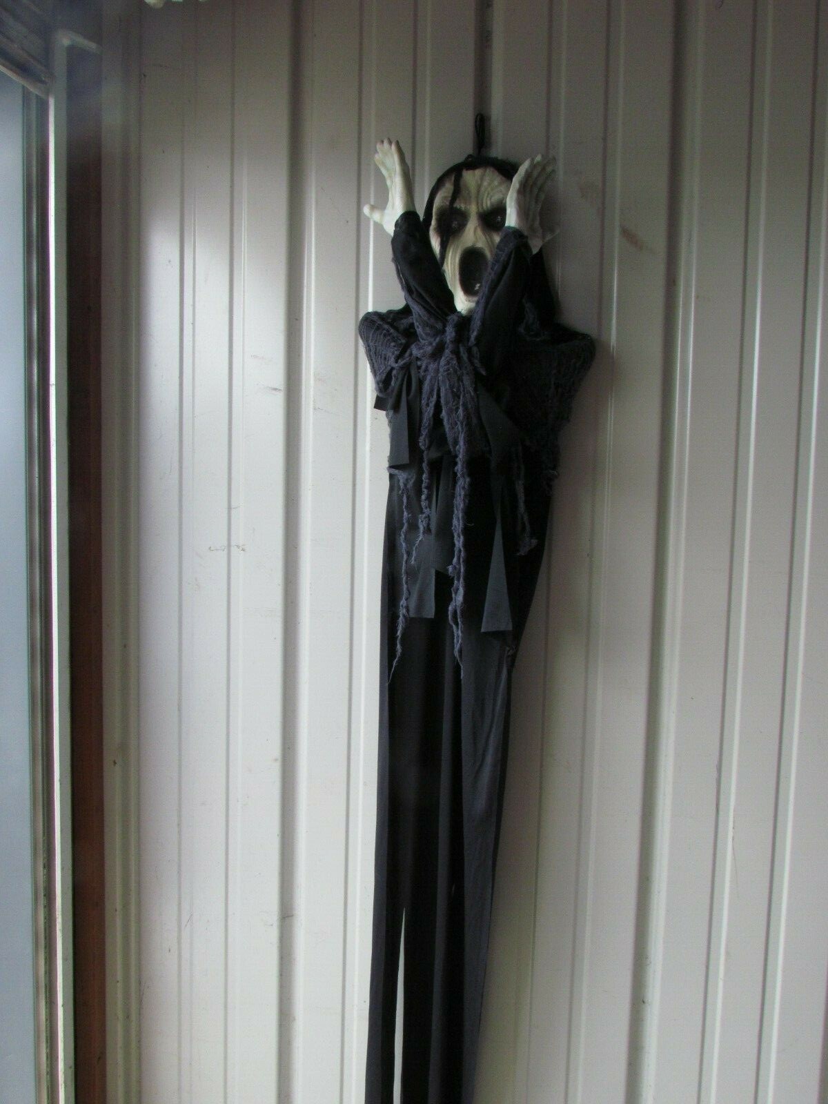 PROP SEASONAL VISIONS HALLOWEEN ANIMATRONIC GHOUL LIGHT UP 72" HANGING ...