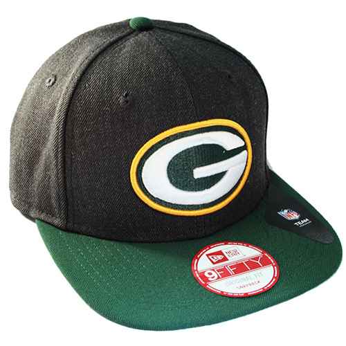 New Era Green Bay Packers Snapback Hat NFL 2tone Color Original Fit Cap ...