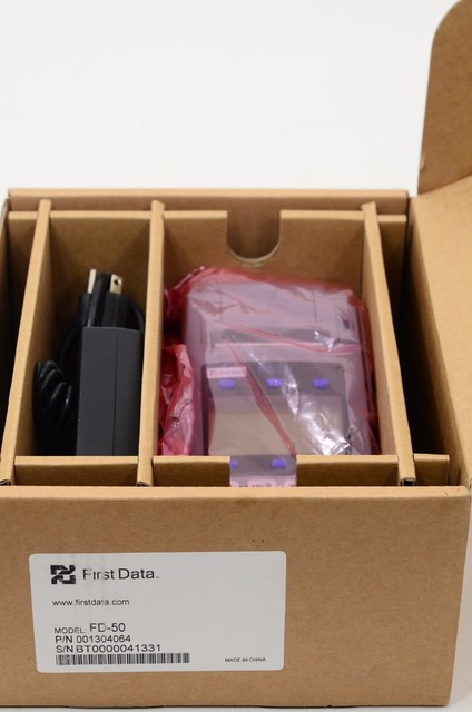 First Data Fd50 Credit Card Terminal 001304064 for sale online | eBay