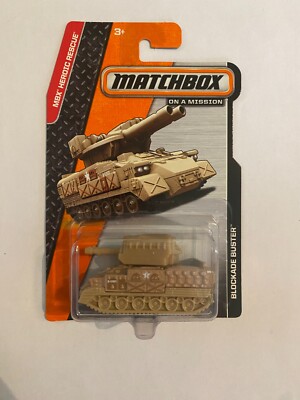2013 MATCHBOX MBX HEROIC RESCUE BLOCKADE BUSTER - TAN - TANK | eBay