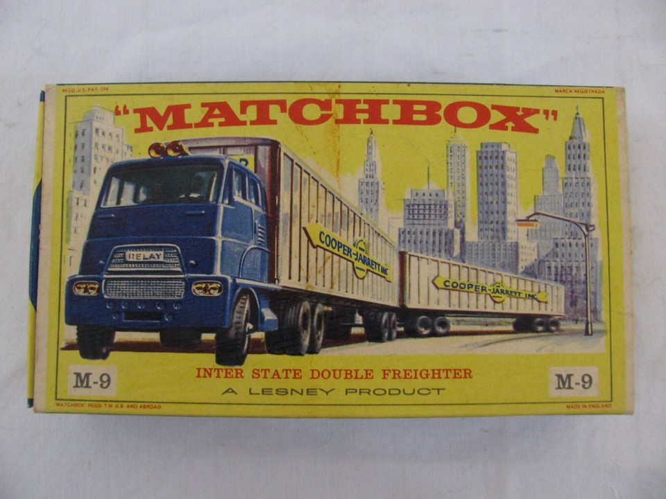 Lesney Matchbox Major Pack Cooper Jarett Inter State Double Freighter # ...
