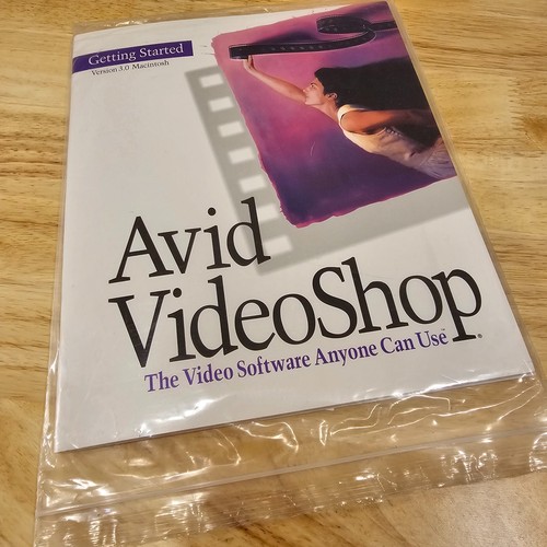 Avid VideoShop 3.0 for Vintage Macintosh Getting Started Manual Only 030-7754-A | eBay