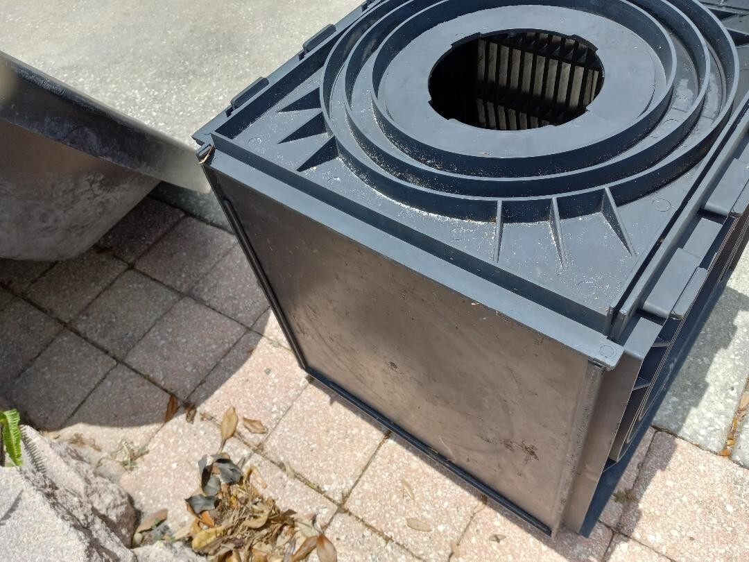 NDS 24 x 24 Catch Basin & Slotted Grate drainage box commercial ...