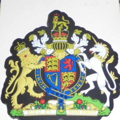 UK Britain Royal Knight Empire Sticker Crest Seal Emblem home Fridge ...
