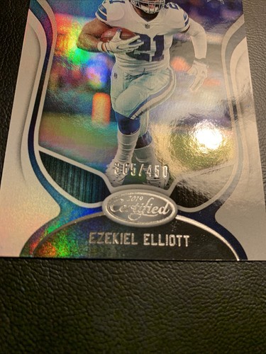 B37c #51 Ezekiel Elliott Dallas Cowboys 2019 certified Mirror /450 | eBay