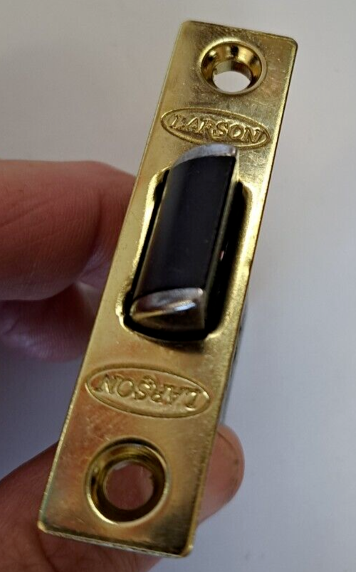 LARSON STORM DOOR BRASS MORTISE LOCK HANDLE LATCH LOCK | eBay