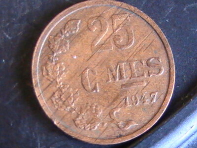 Luxembourg - Luxembourg 25 Centimes 1947 - Letzeburg | eBay