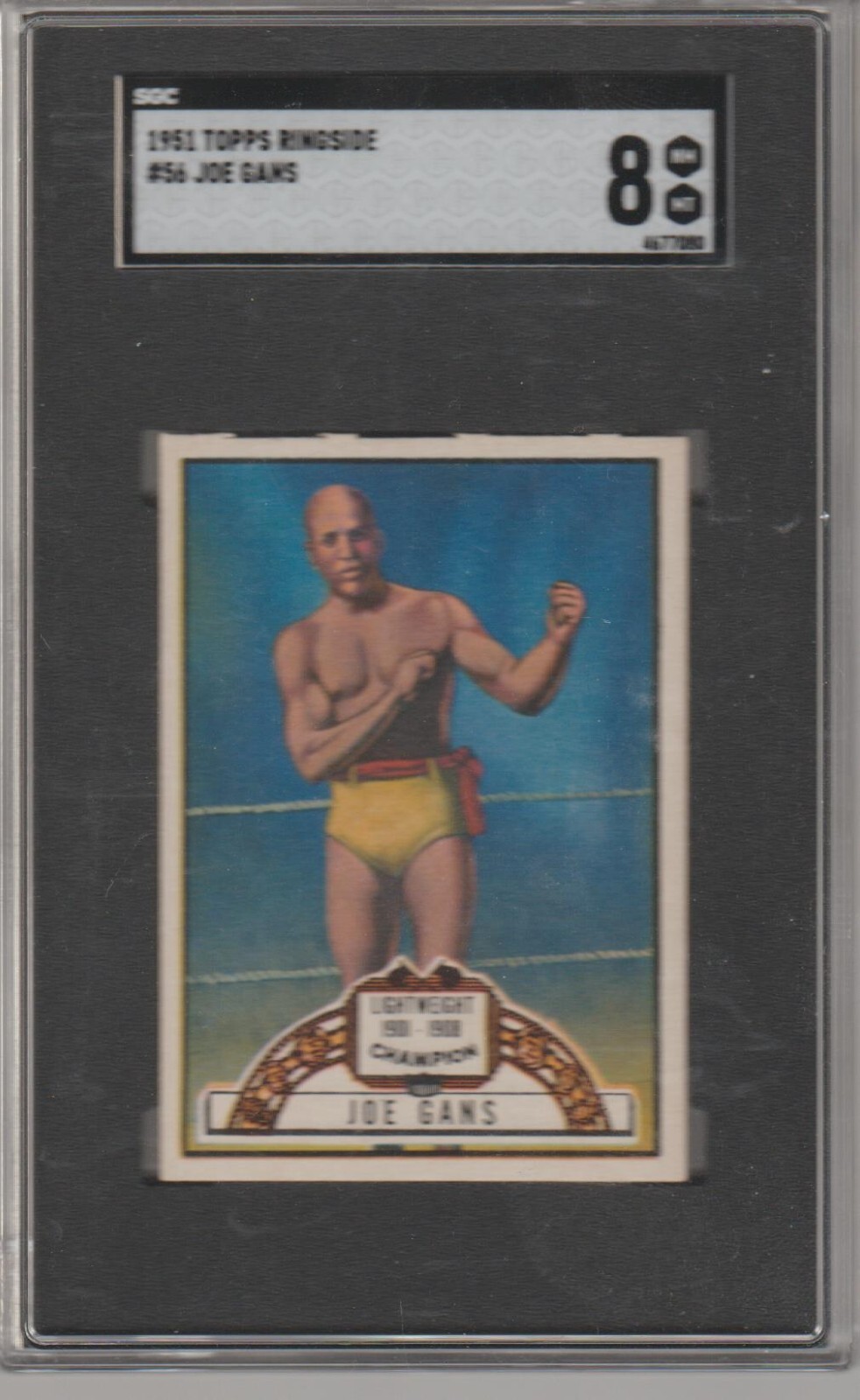 1951 Topps Ringside Boxing Set Break#56 Joe Gans SGC 8 NM-MT Rare Low ...