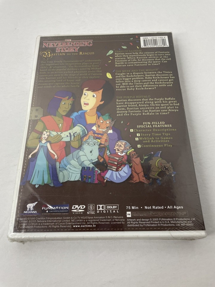 The Neverending Story Animated Series Bastian To the Rescue DVD New | eBay