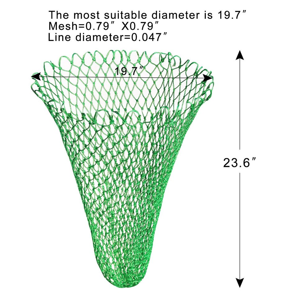 Foldable Replacement net Replacement Fishing Landing nets Replacement ...