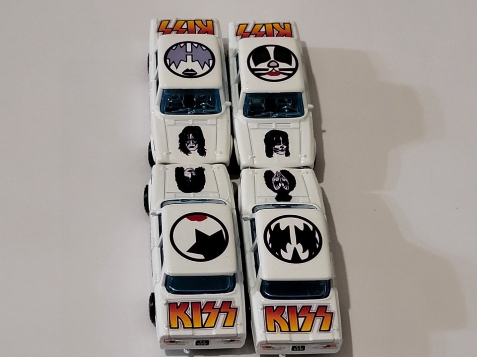 Hot Wheels Rock Band KISS 1963 ALFA ROMEO GULIA T1 Super custom 4 car ...
