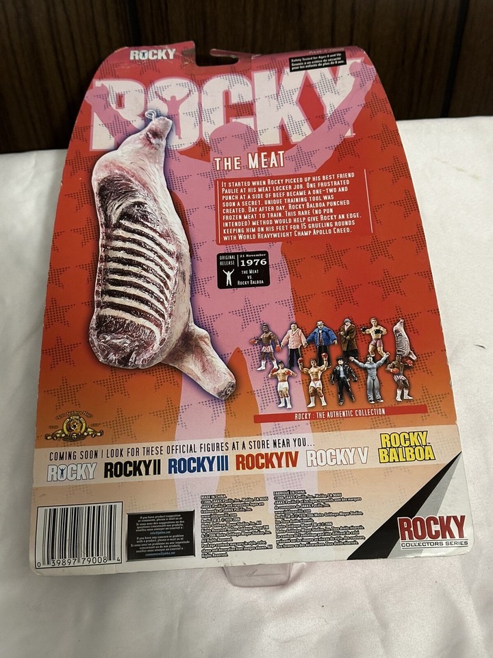 ROCKY THE MEAT ACTION FIGURE CARDED APOLLO CREED | eBay