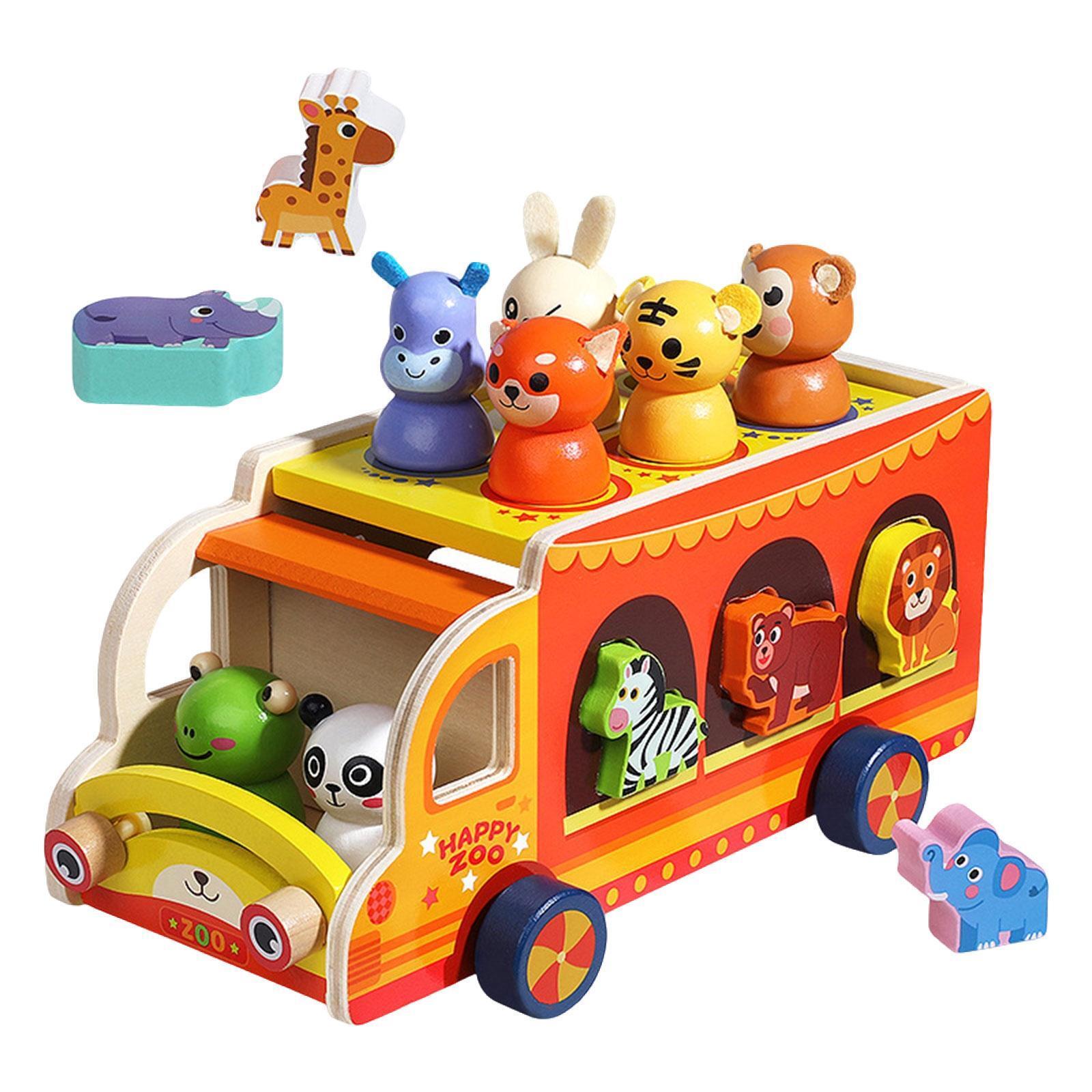 Sorter Car Toy Interactive Imagination Focus Animal Shape Sorting Truck ...